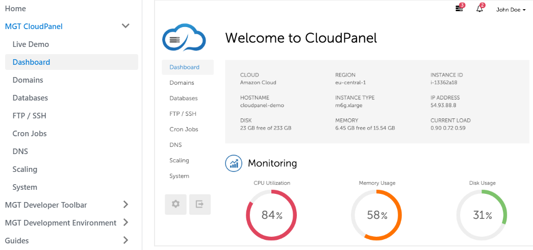Top 5 cPanel Alternative - eHostingServer