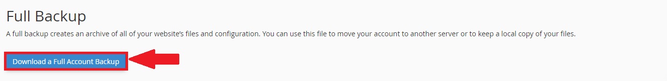 How To Create And Restore Backups In Cpanel Ehostingserver